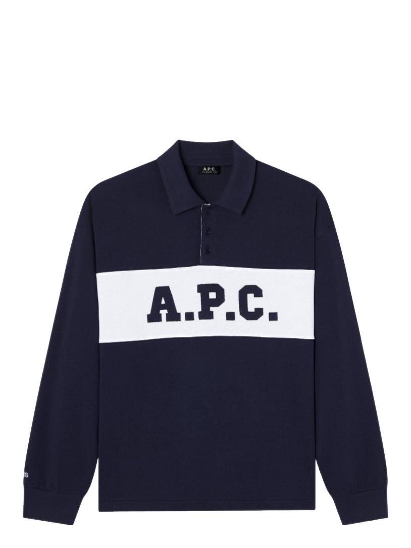 A.P.C. A.P.C. Alexis Oversized Logo Polo Shirt